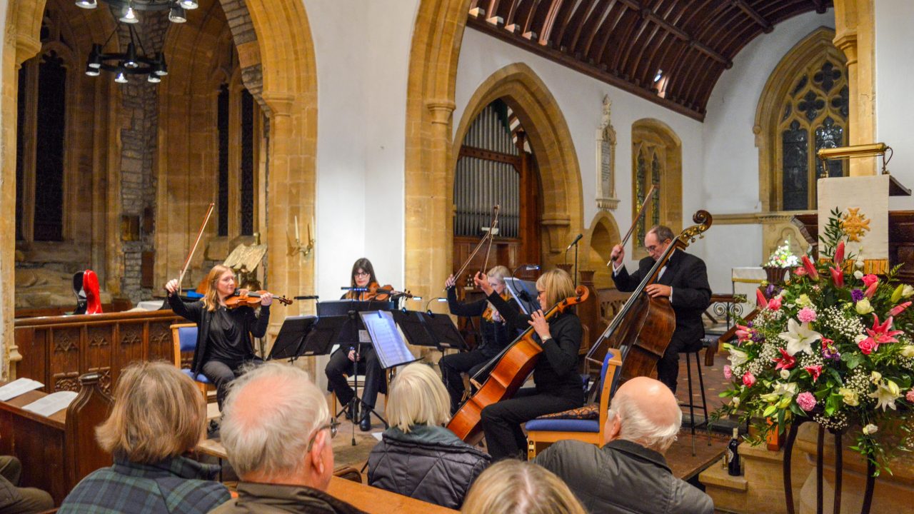 A rural concert with Resonate Strings