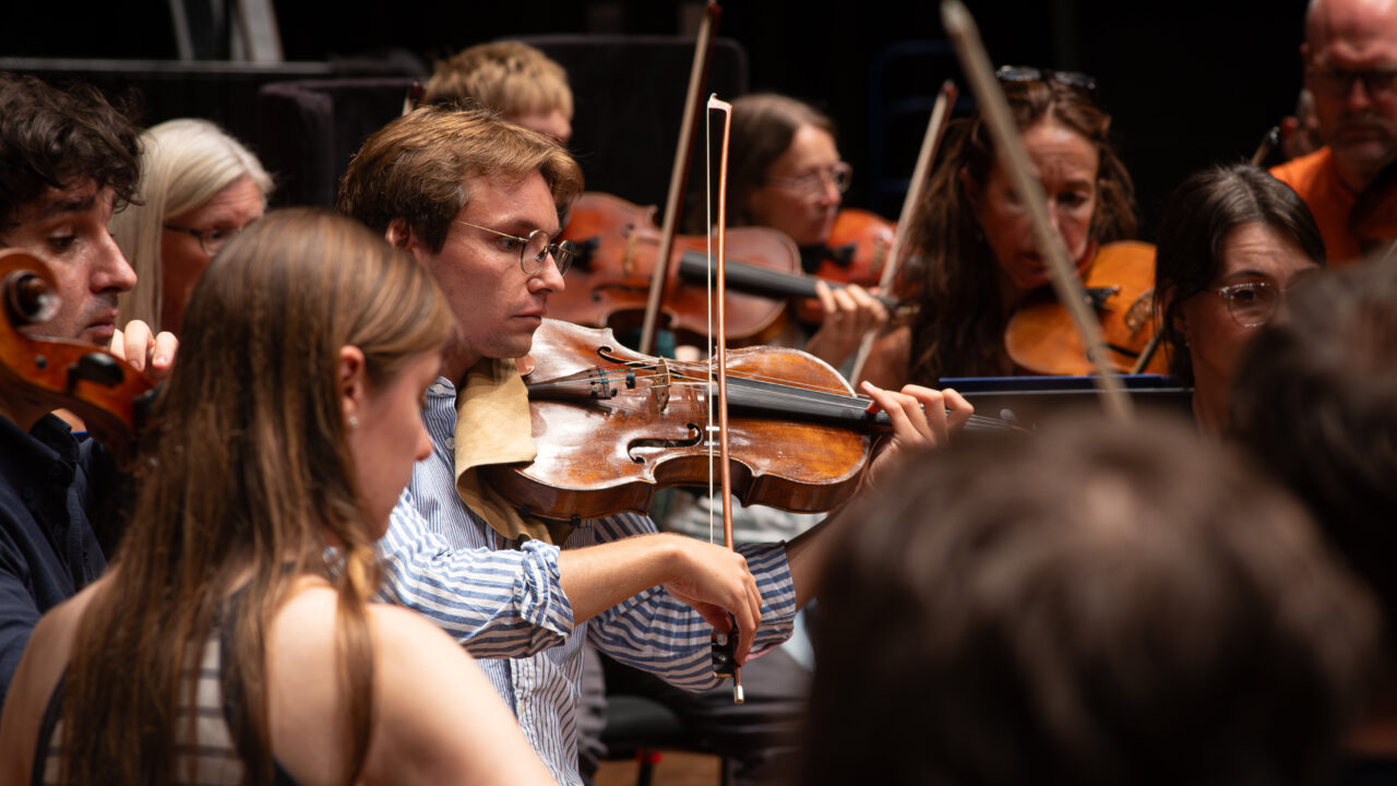 Our new Section Principal Viola, Clem Pickering